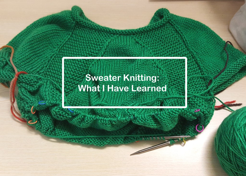 Sweater Knitting: Easy Patterns for First Time Sweater Knitters – Yards ...