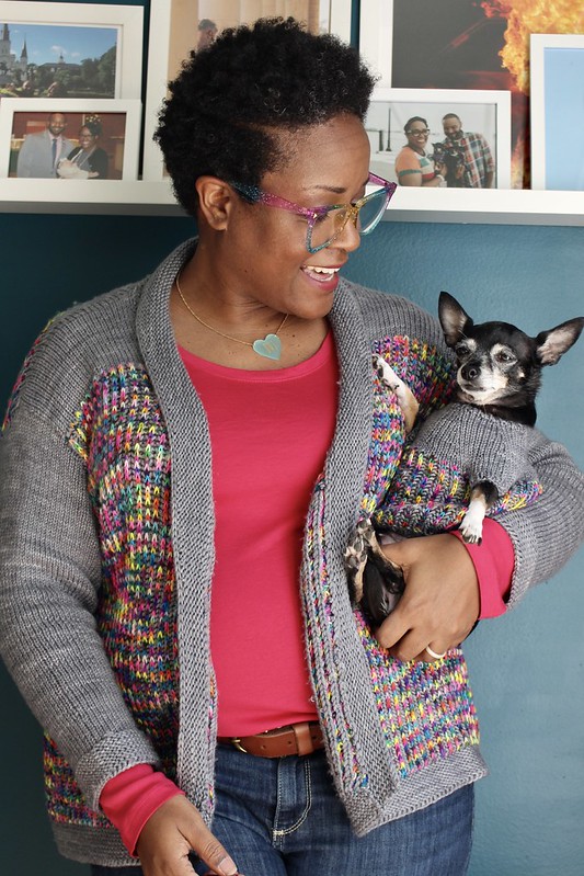 First FO of the Year: Littlest Linus Sweater – Yards of Happiness